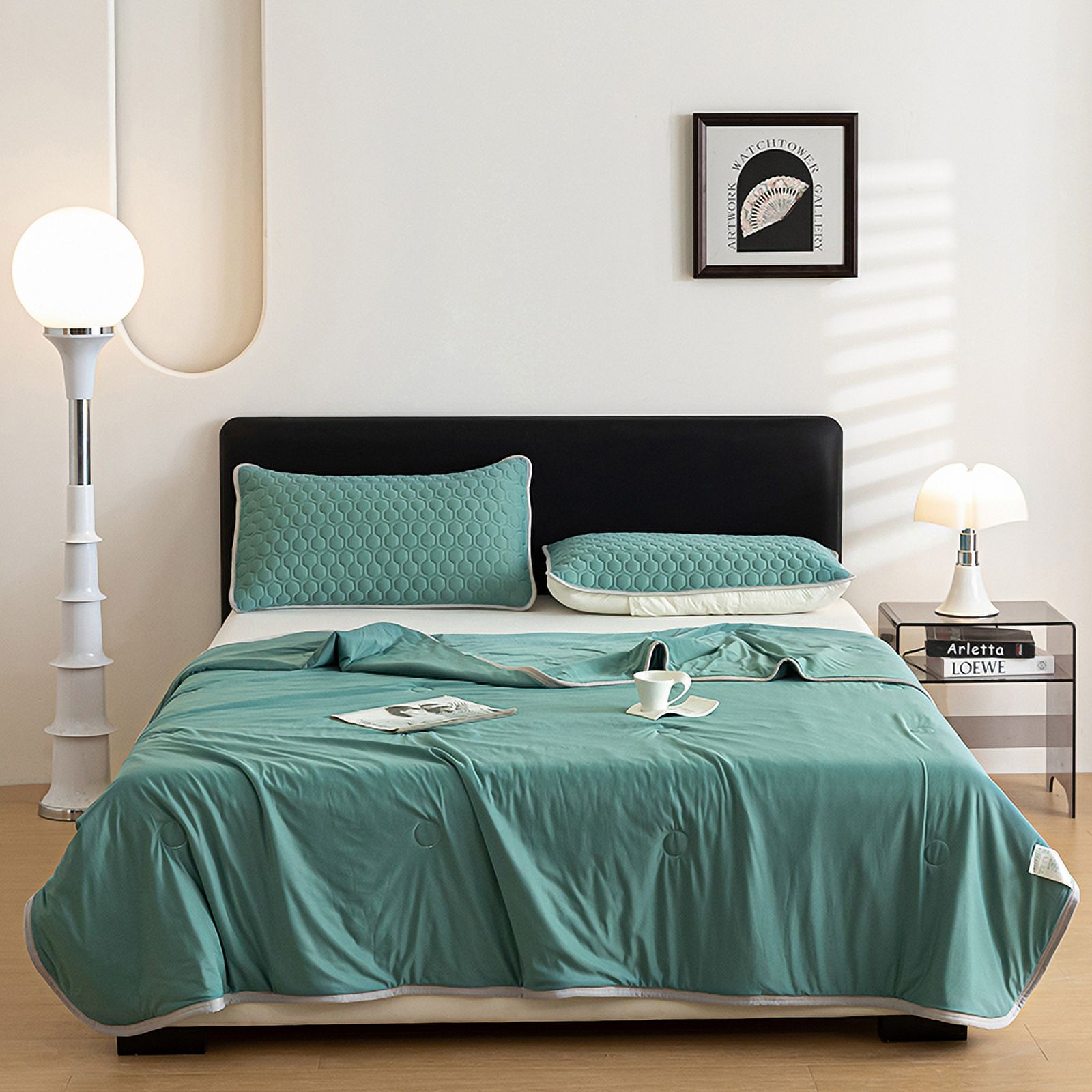 DONGTIAN New solid color cool silk summer quilt air conditioning thin ...