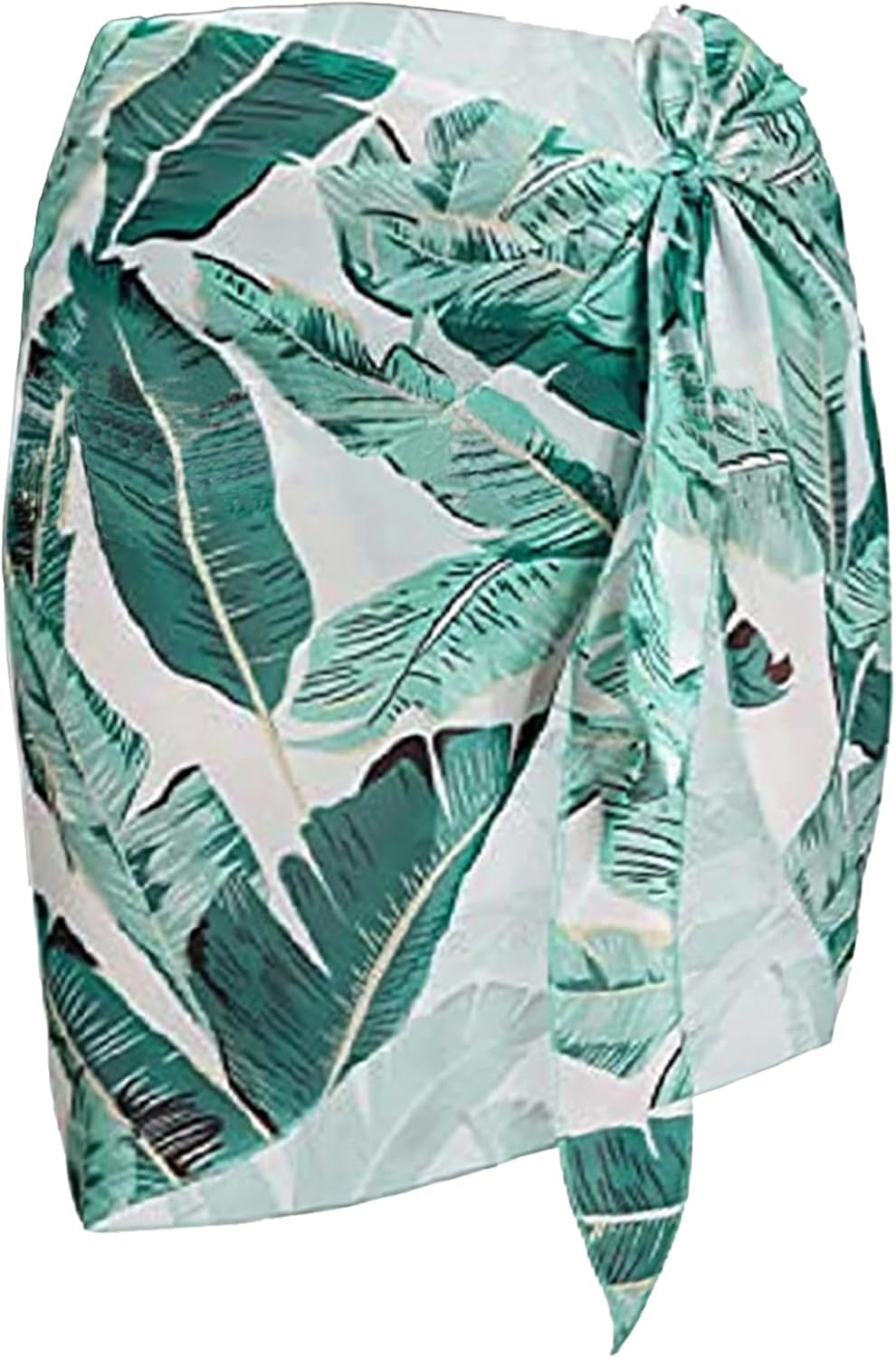 DONGTIAN Women's Chiffon Beach Sarong, Semi-Sheer Swimsuit Cover Up ...