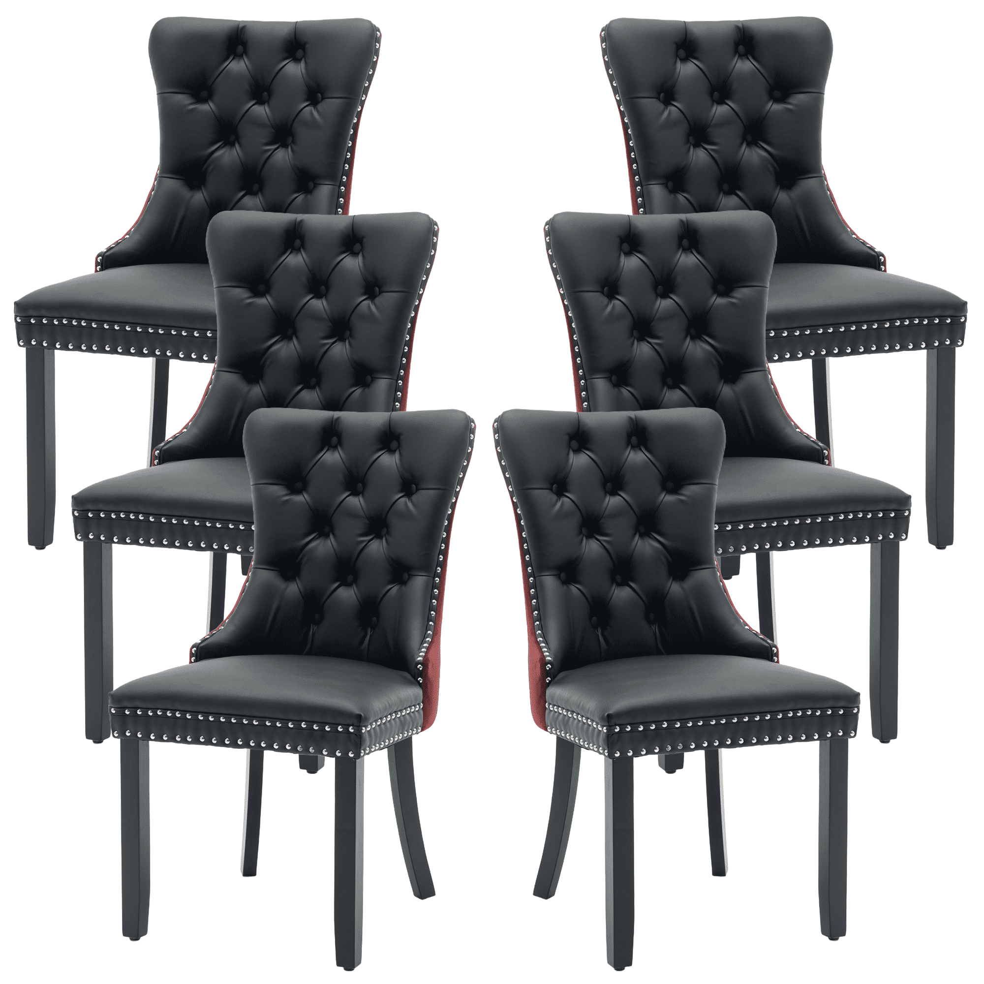 DONICK Velvet Upholstered Dining Chairs , Kitchen & Dining Room Chairs ...