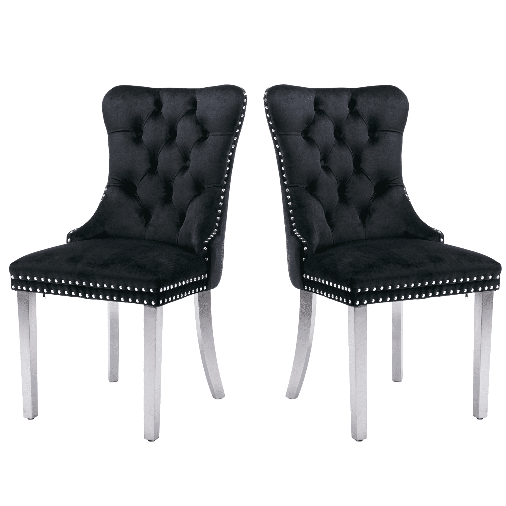 DONICK Velvet Upholstered Dining Chairs , Kitchen & Dining Room Chairs ...