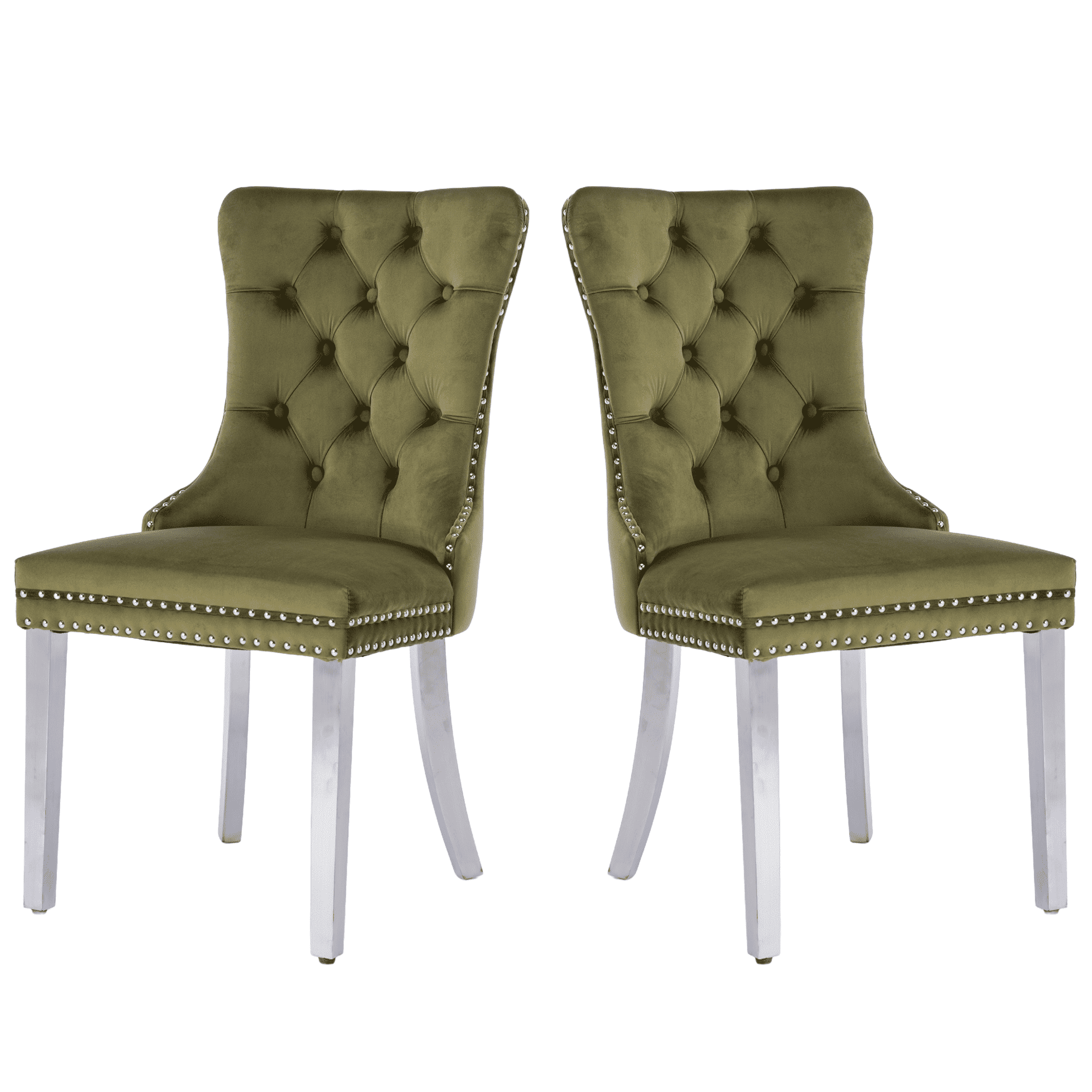 DONICK Velvet Upholstered Dining Chairs , Kitchen & Dining Room Chairs ...