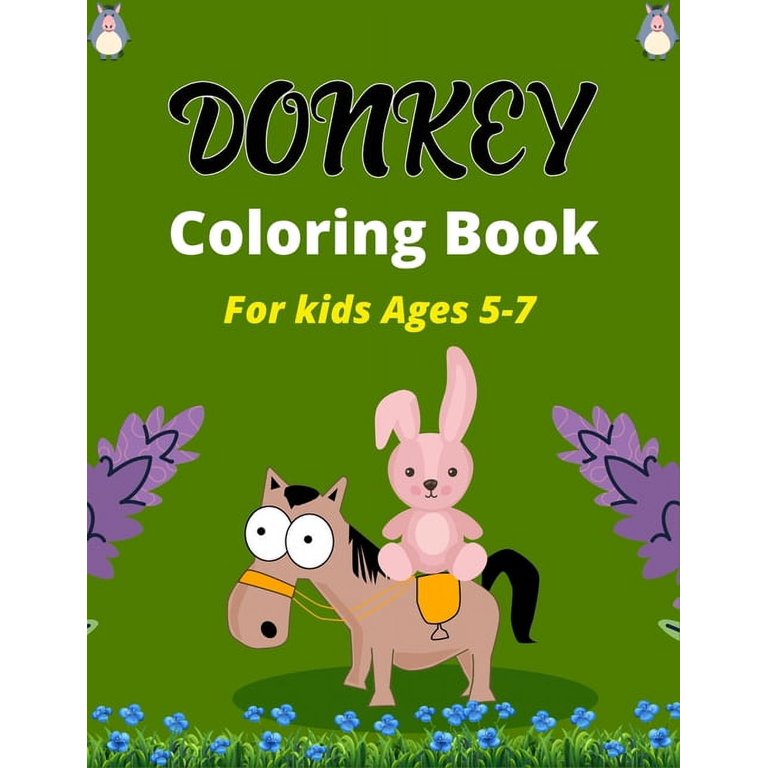 donkey coloring book