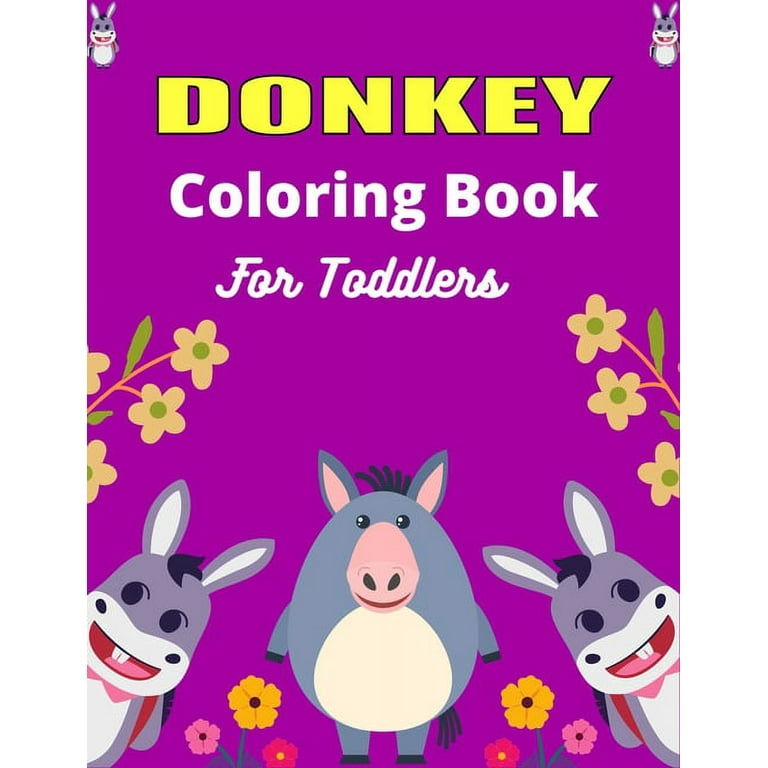 donkey coloring book