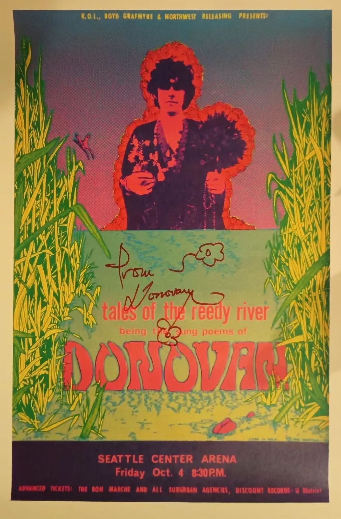 DONOVAN Concert Poster Wall Art Print is es 16 x 24 Inch Poster ...