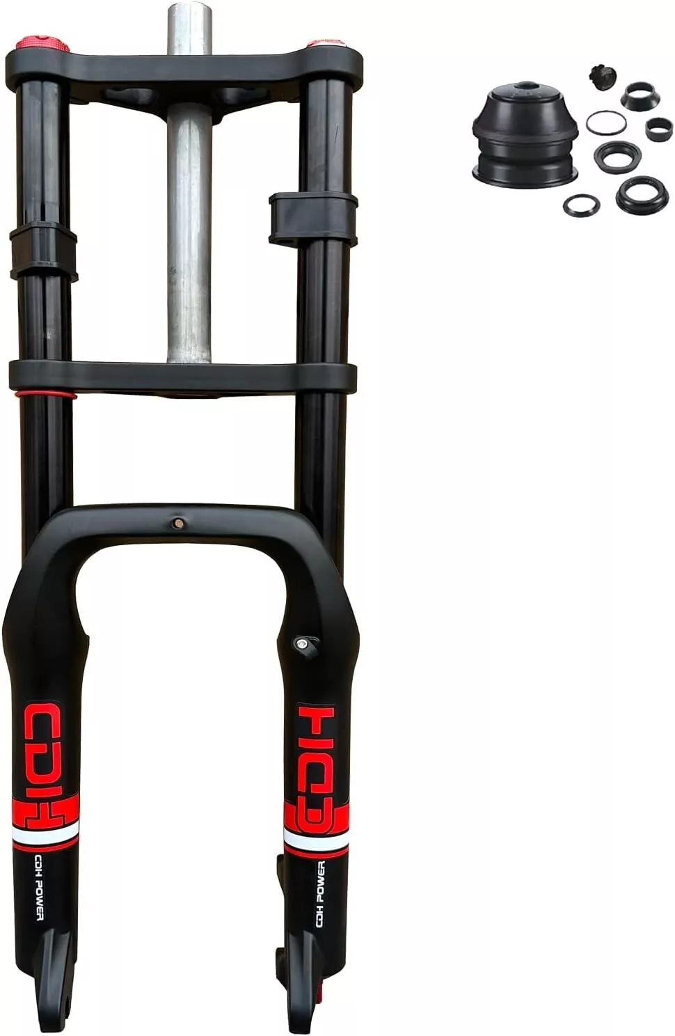 DONSP1986 20*4.0" Fat Tire Fork, Bike Air Suspension Fork Double ...