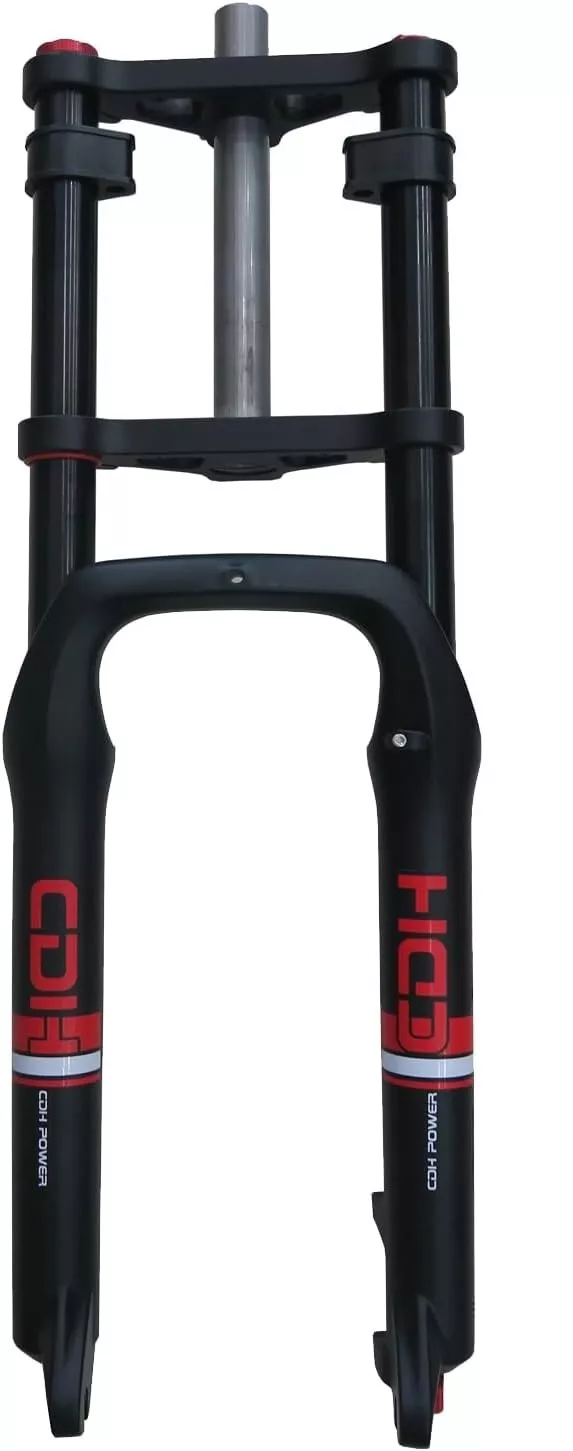 DONSP1986 26*4.0" Fat Tire Fork, Bike Air Suspension Fork Double ...