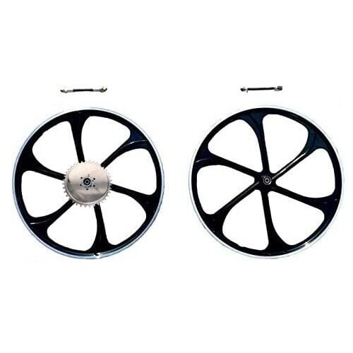 DONSP1986 26" Aluminum Mag Wheels Set Rims 100x135MM & 36T Sprocket-Gas ...