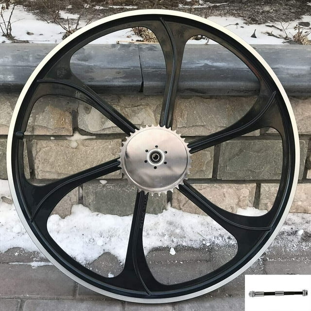 DONSP1986 26" Rear Mag Wheel/Bike Wheel Rims & 36T Sprocket-Gas ...