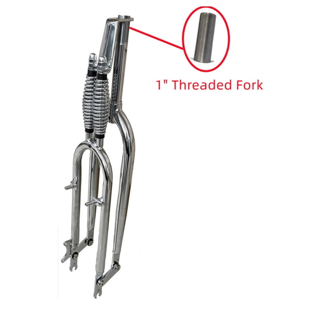 DONSP1986 26" Springer Fork 1" Threaded,Cruiser Chopper Bike Dual ...
