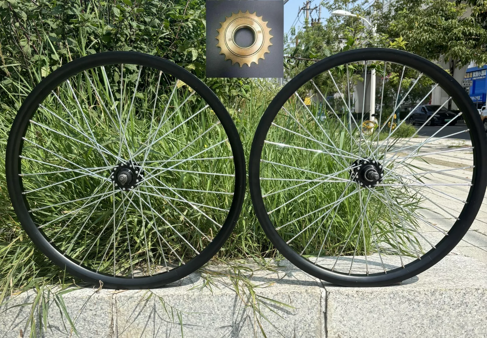 DONSP1986 26 inch Bicycle Wheel Rims Double Layer Alum Alloy - 10G 36 ...