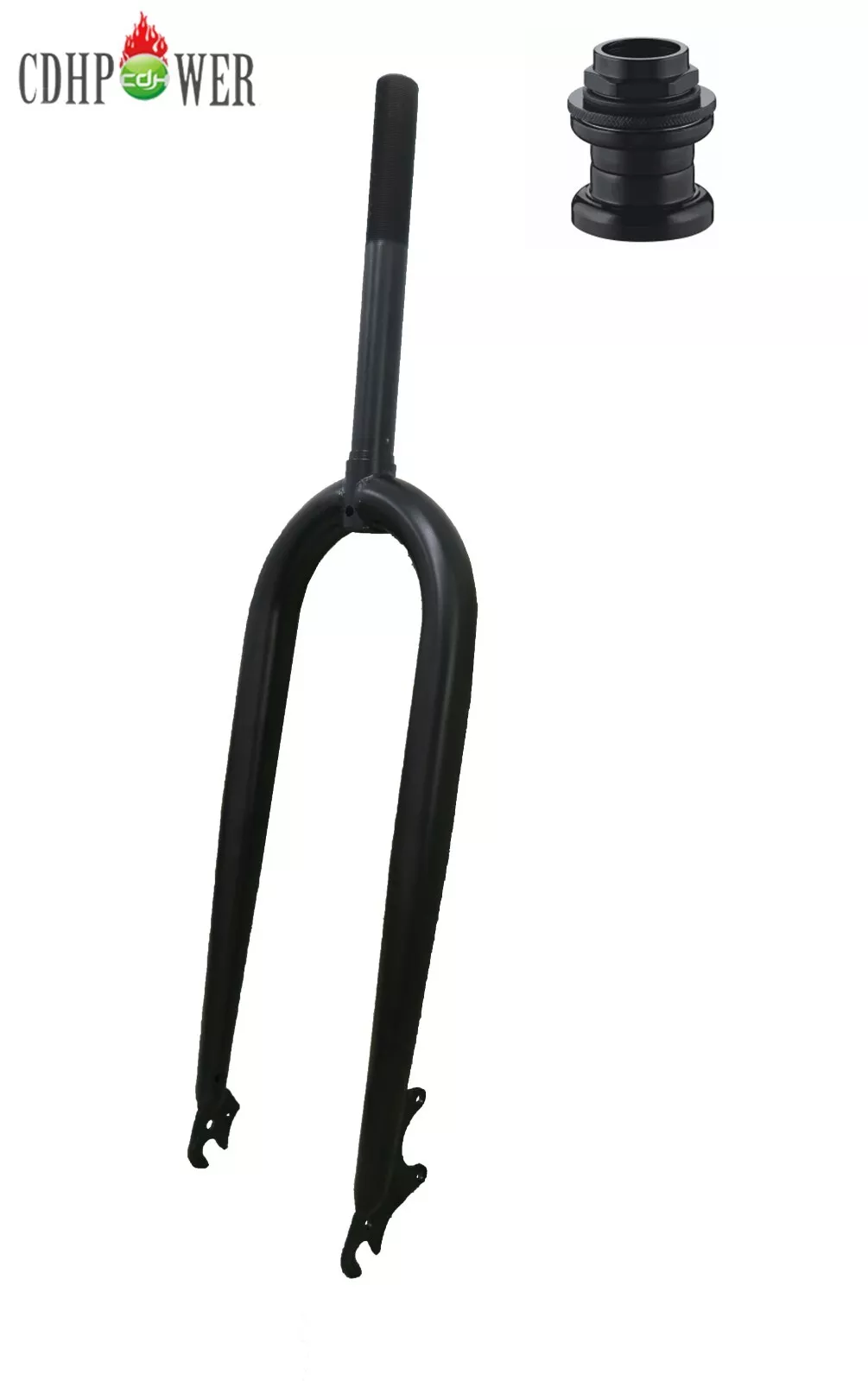 DONSP1986 26x4" Fat Tire Bike Fork Disc Brake Steerer 215mm, Steel ...
