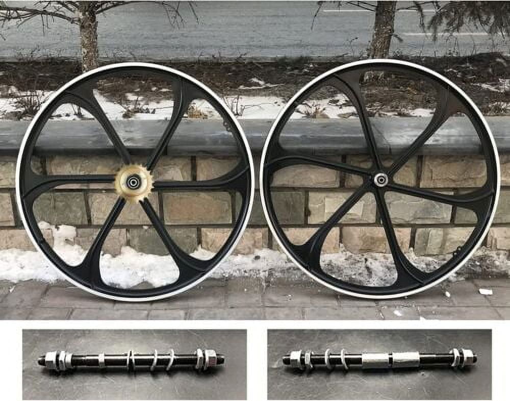 DONSP1986 29"/700C Alum Mag Wheels Set Rims 100x135MM &Flywheel ...
