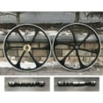 DONSP1986 29"/700C Alum Mag Wheels Set Rims 100x135MM &Flywheel ...