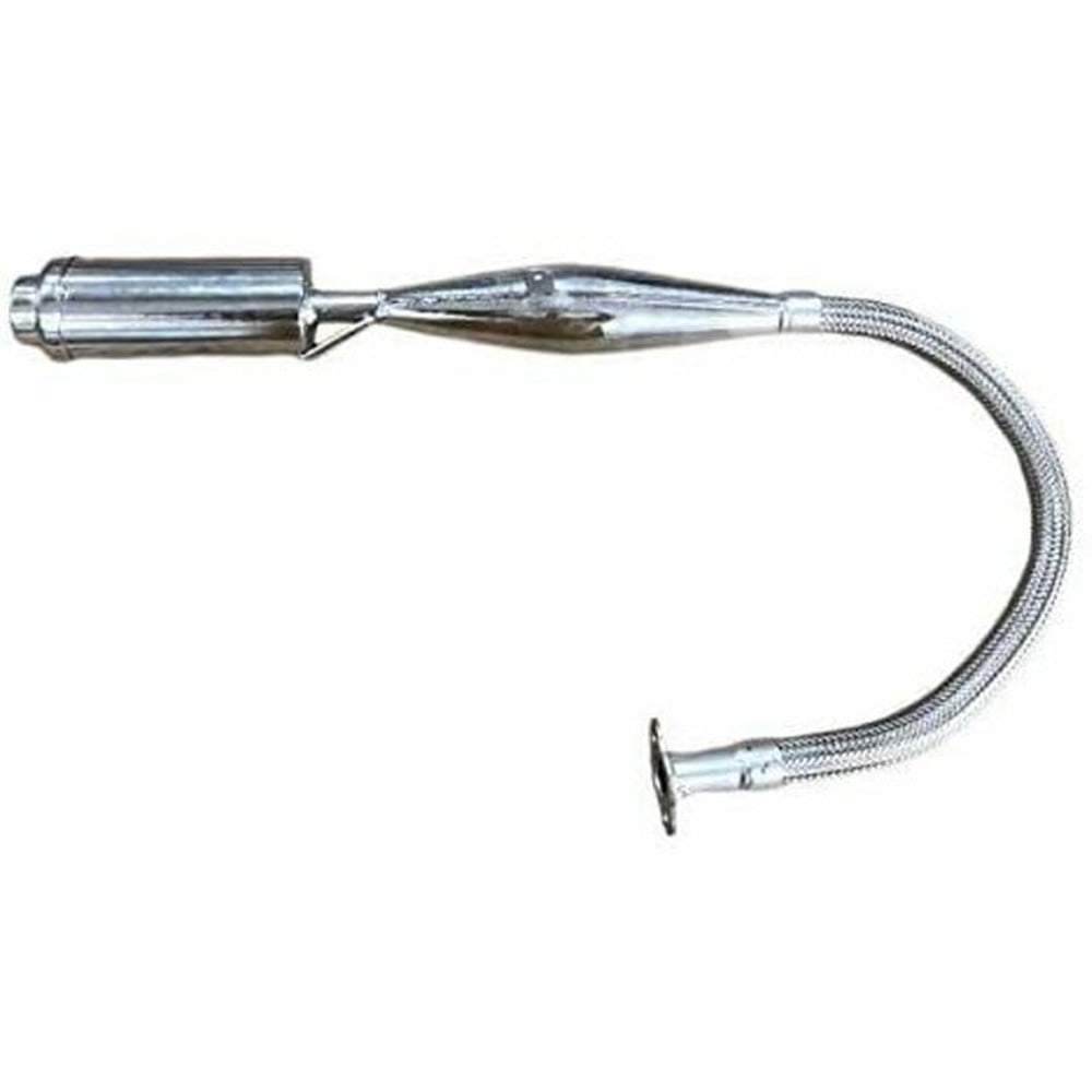 DONSP1986 80CC Stainless Steel Flexfit Poo Poo Pipe Muffler Gas ...
