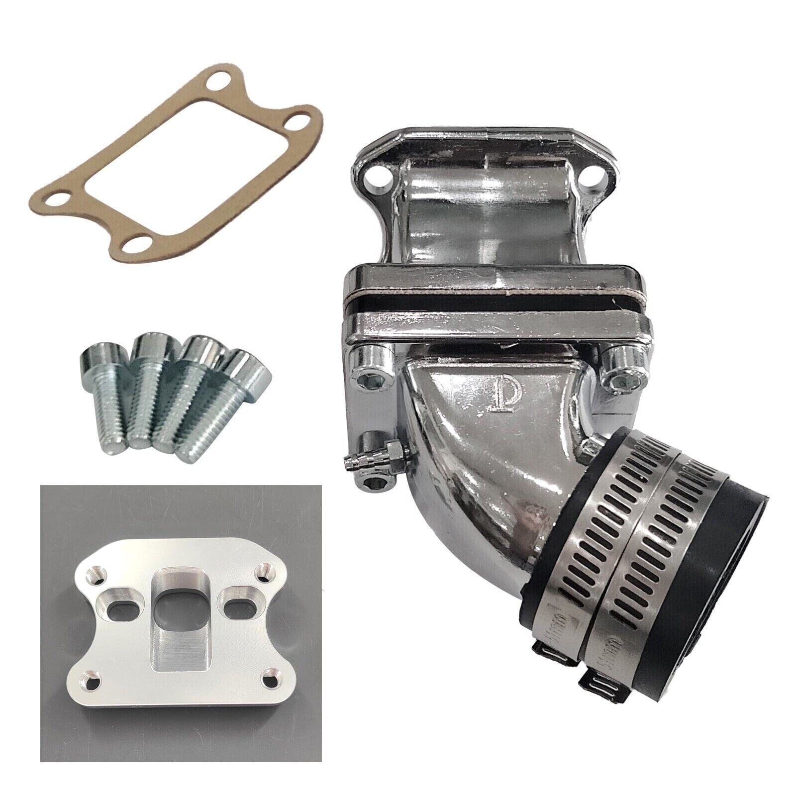 DONSP1986 Dio Reed Valve Kit & CNC Block (Butterfly)-66cc/80cc/100cc ...