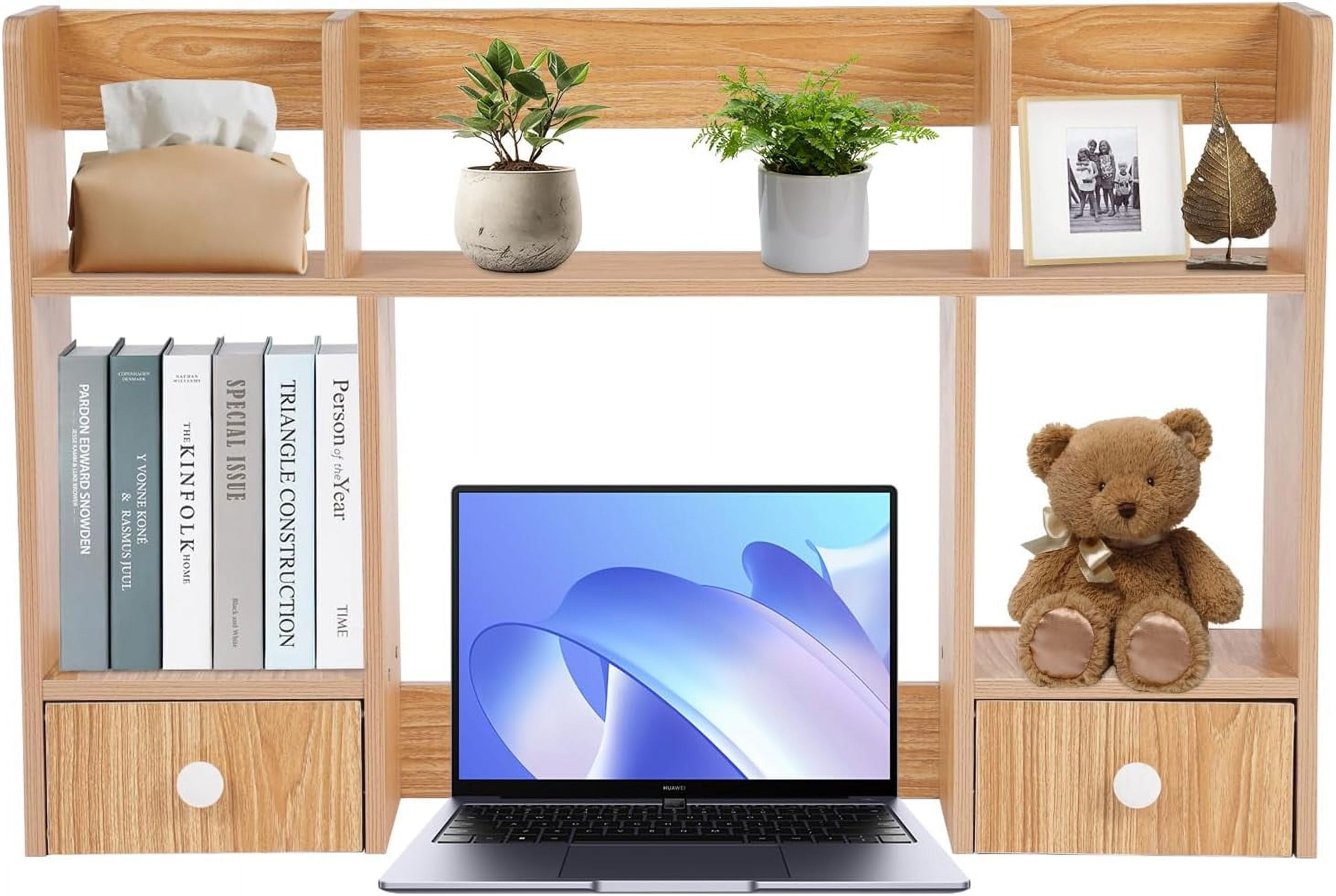 DONSU Desktop Organizer, Office Storage Rack, Expandable Stand Rack ...