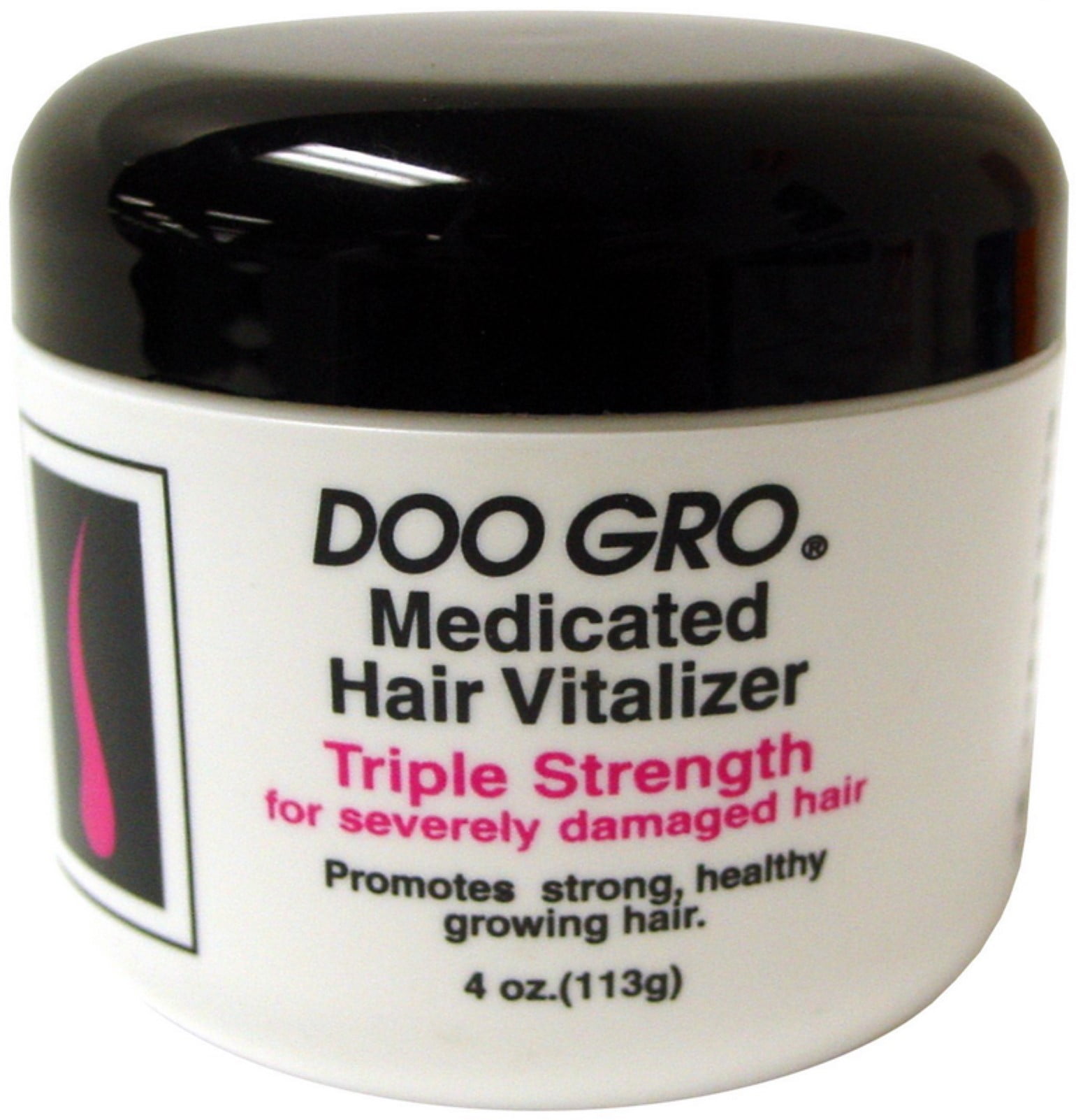 DOO GRO Triple Strength Medicated Hair Vitalizer, 4 oz (Pack of 3 ...