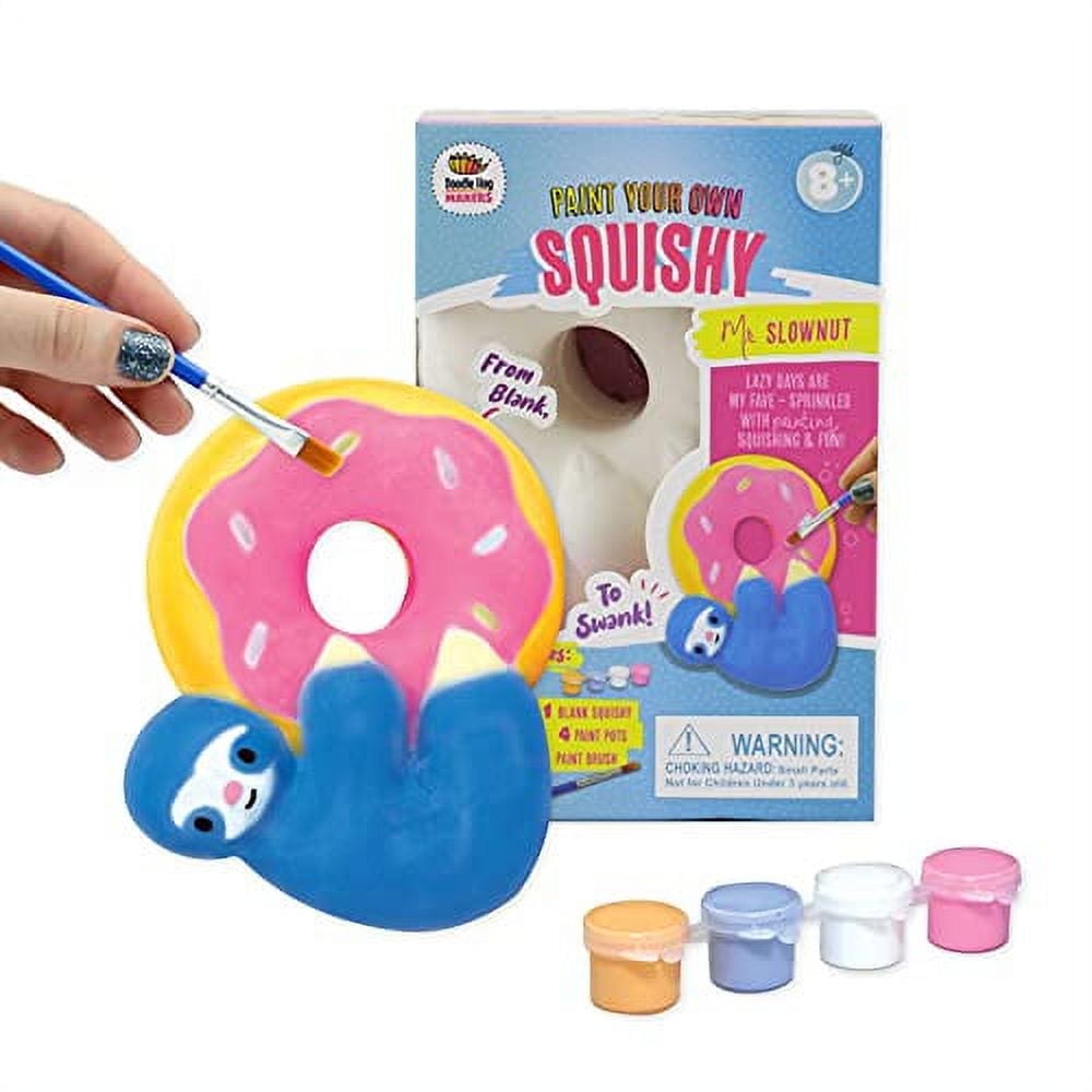 DOODLE HOG Sloth Squishy Painting Kit - Squishy Toys for Kids ...