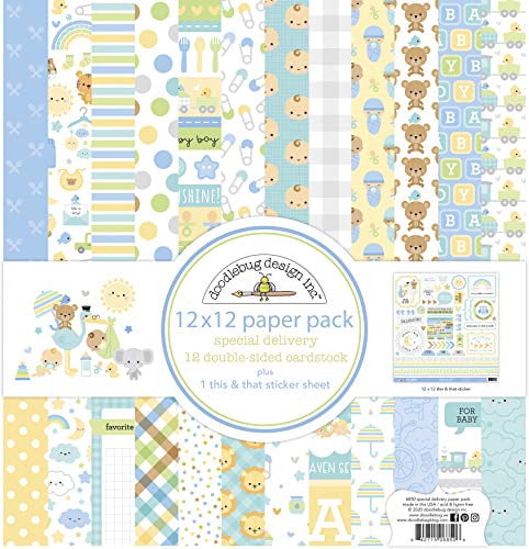 DOODLEBUG DESIGN INC. Doodlebug Design Special DELIV Paper 12X12 Pack ...