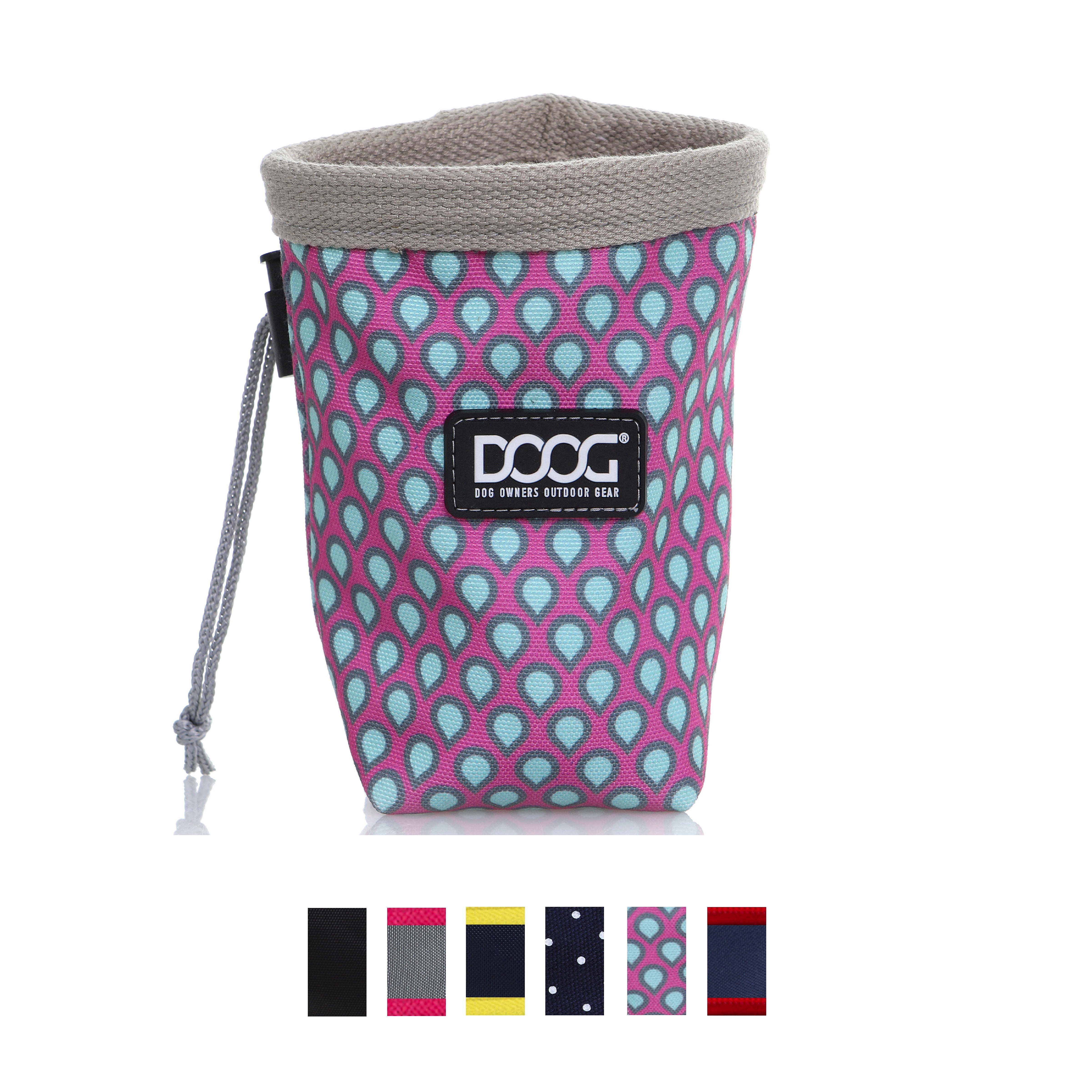 DOOG - Good Dog Drawstring Treat & Training Pouch - Clips to Your Waist ...