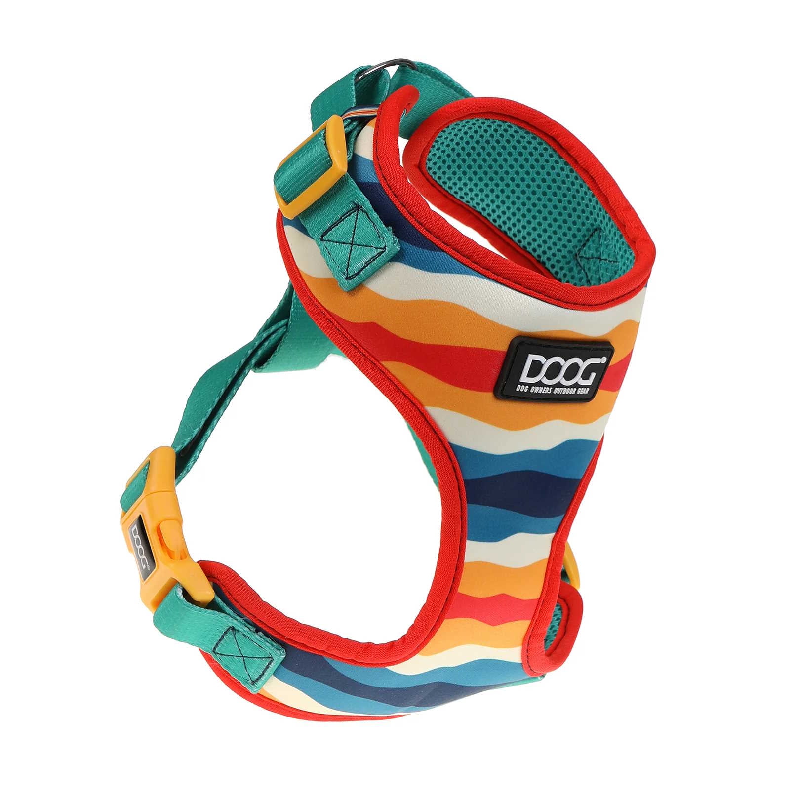 DOOG Neoflex Dog Harness Scout Extra Large Yellow/Blue/Red - Walmart.com