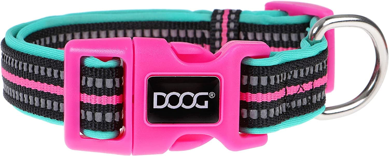 Doog's Neoprene Dog Collar Rin Tin Tin Neon, Quick Dry, Water Friendly ...