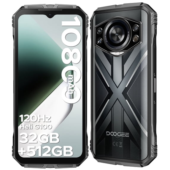 DOOGEE S Cyber Pro Rugged Smartphone Unlocked, 32GB+512GB Rugged Phone ...