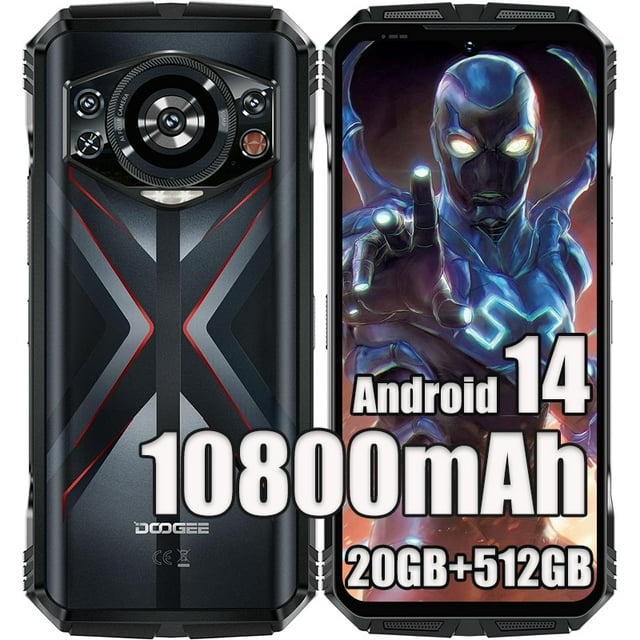 DOOGEE S118 Rugged Phone Unlocked 2024-Android 14 Rugged Smartphone ...