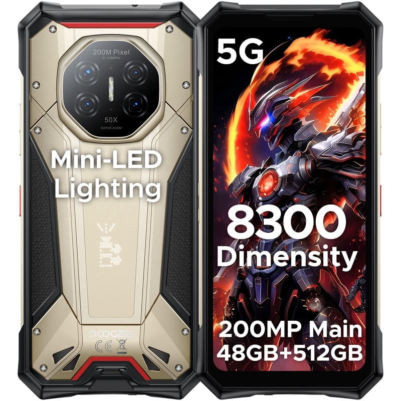 DOOGEE S300 PRO Rugged Smartphone 5G Unlock Android 16,48GB+512GB/2TB ...