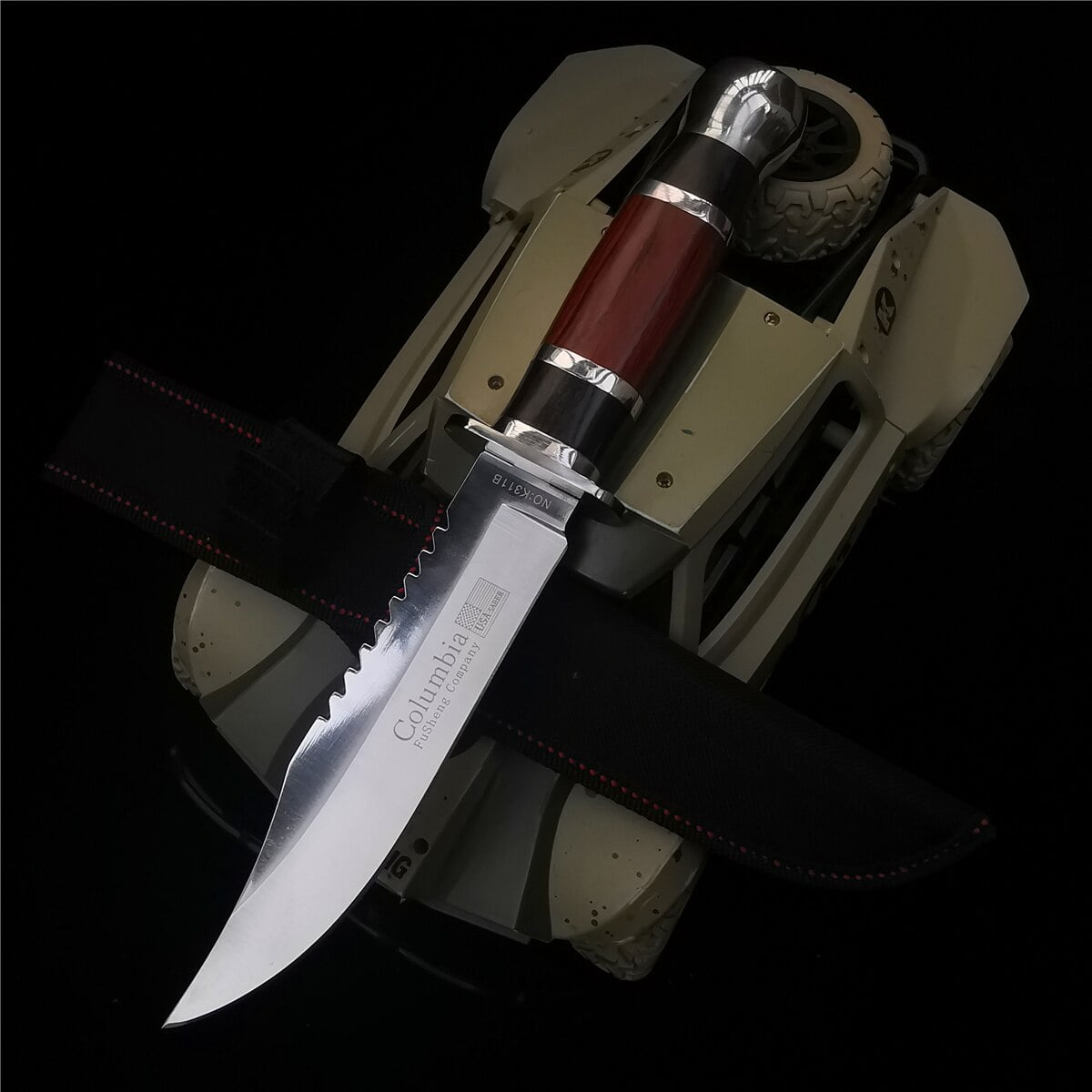 DOOM BLADE 4.34 in Fixed Blade Tactical Knife, with Sheath - Walmart.com