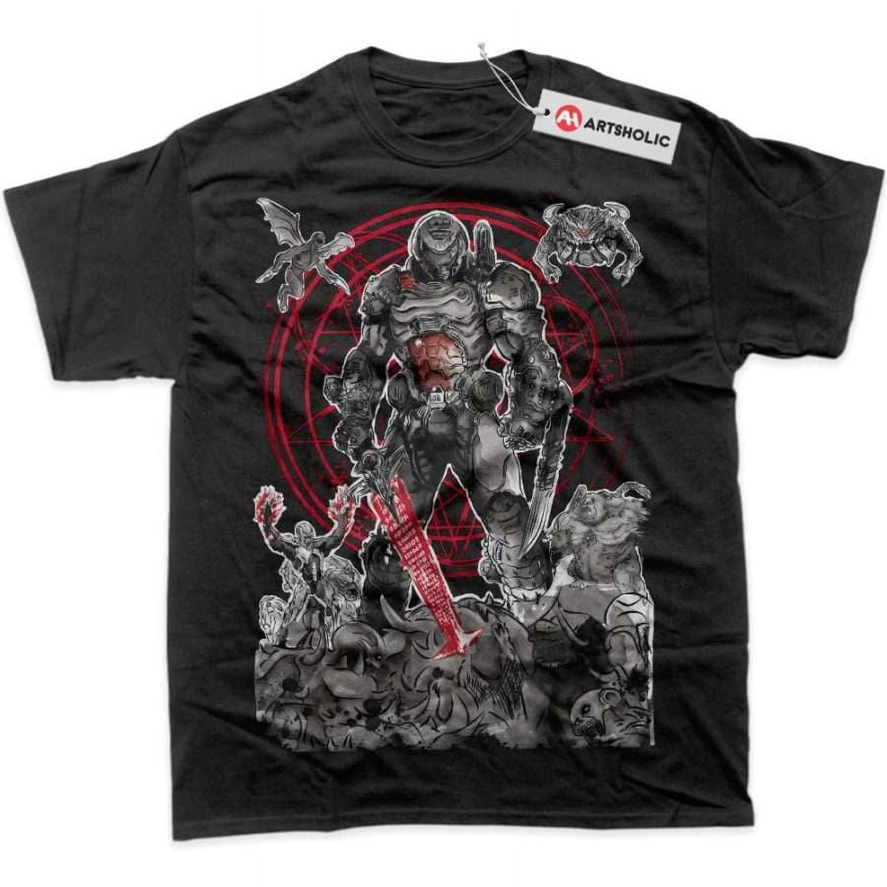 DOOM Eternal Shirt, Game Shirt, Graphic Artsholic Fan Art Merch T Shirt ...