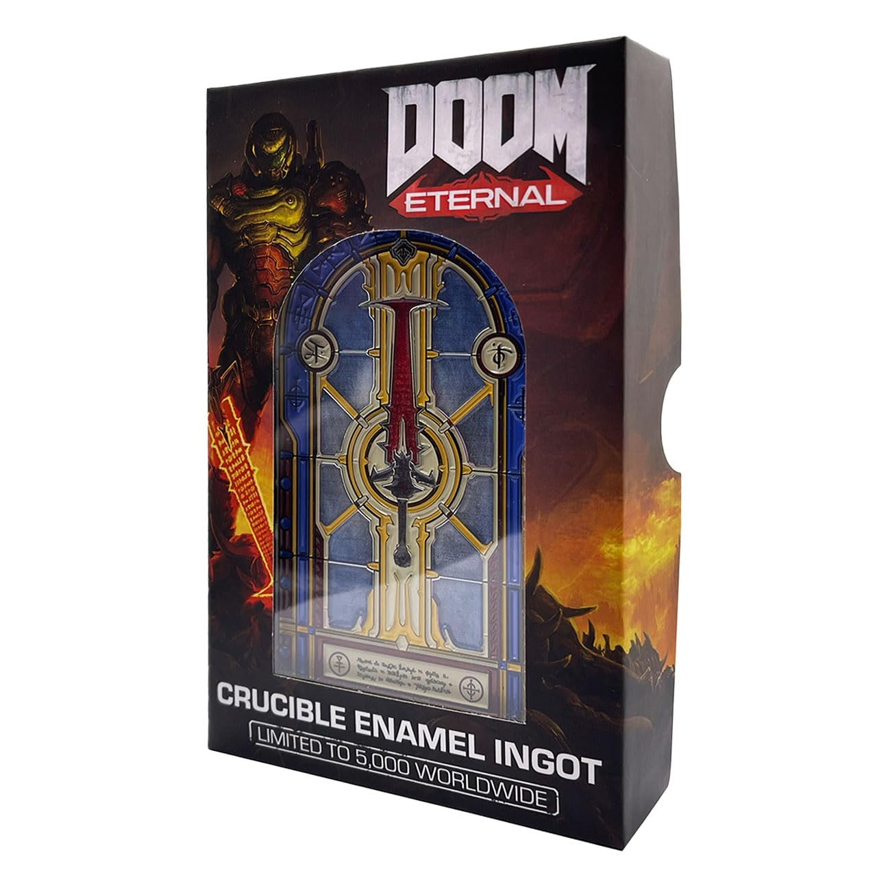 DOOM Limited Edition Crucible Sword Stained Glass Window Ingot ...