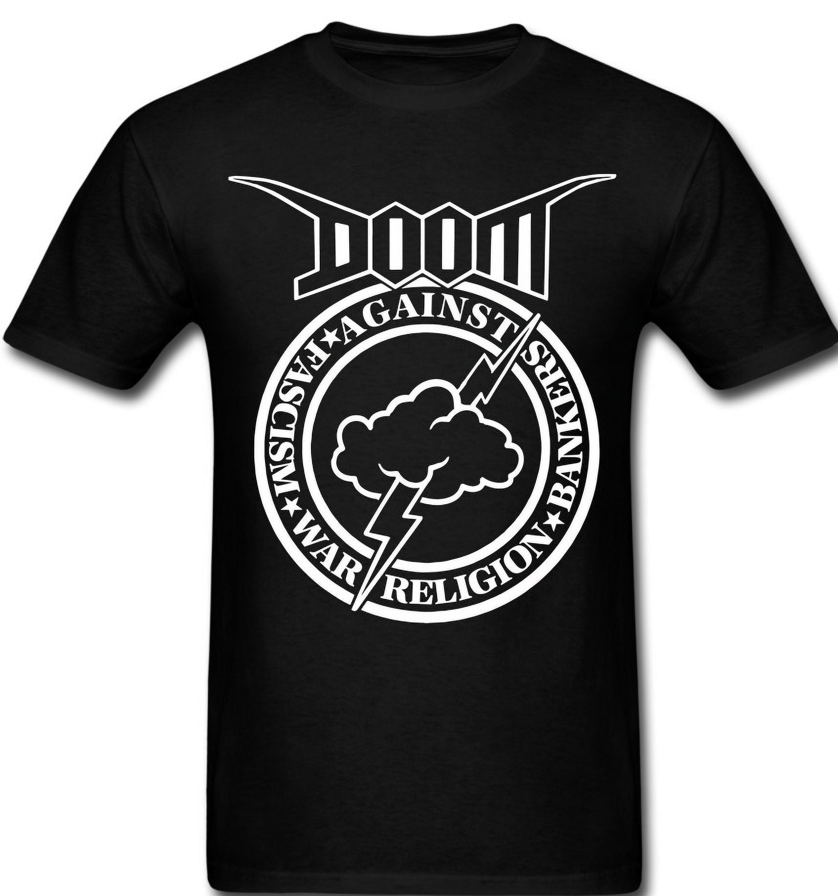 DOOM Thrash hardcore Punk rock band T shirt Tee - Walmart.com