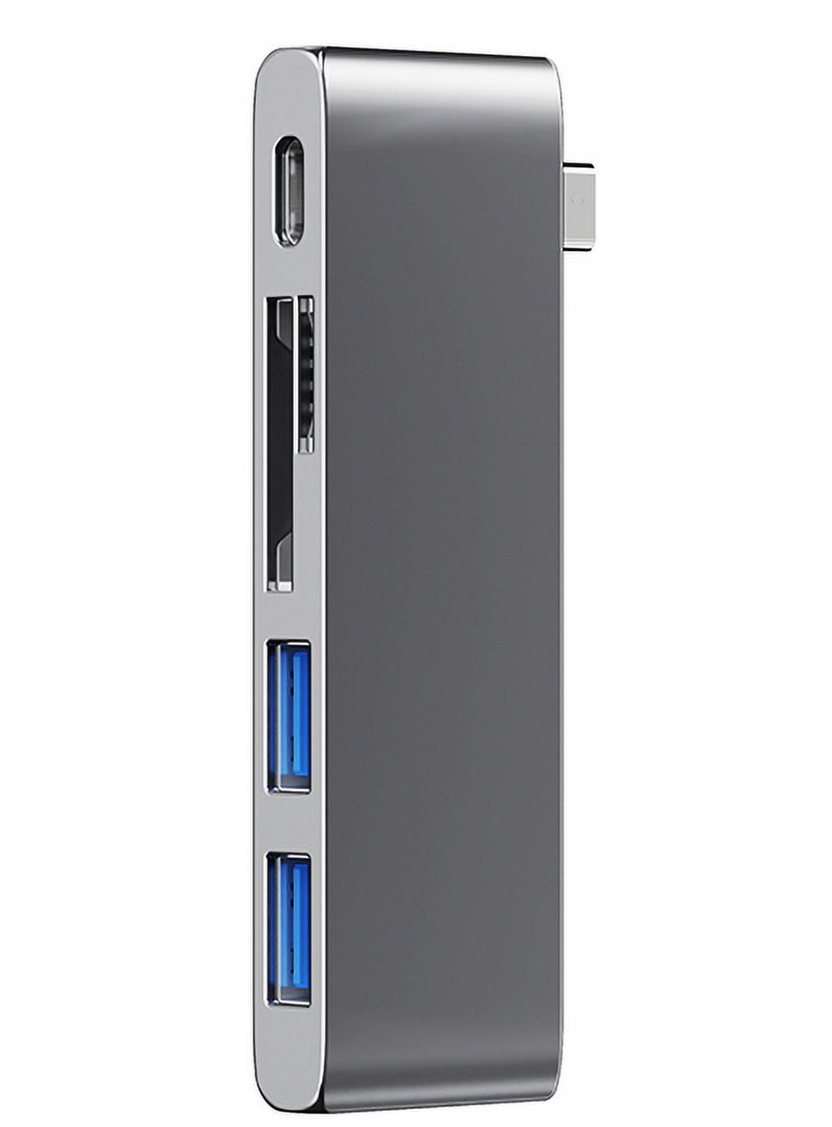 DOONJIEY 5 In 1 USB Hub Station Compatible Type C USB Hub TF sd card ...