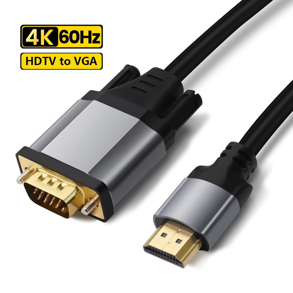 DOONJIEY HD 1080P HDTV-compatible To VGA Converter Adapter Cable Male ...
