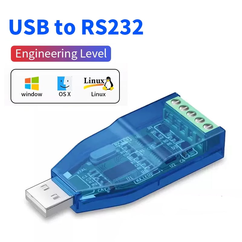 DOONJIEY Industrial USB to RS485 RS422 RS232 CH340 Converter Adapter ...