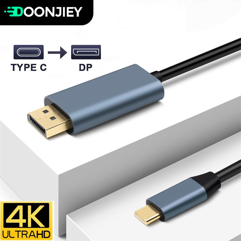 DOONJIEY Type C to DP Cable 4K@60HZ USB C to DisplayPort Cord for ...