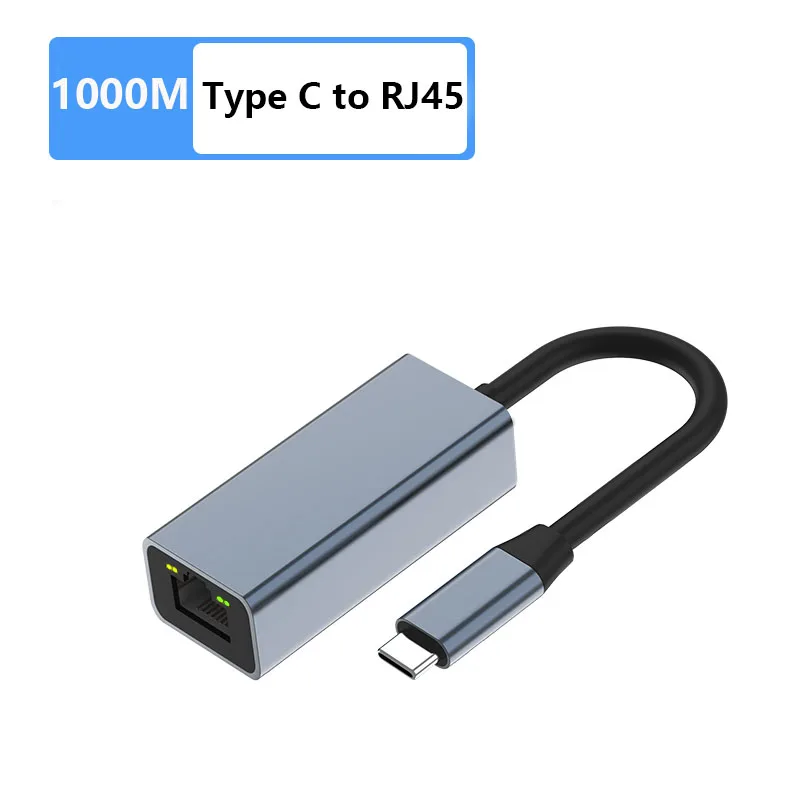 DOONJIEY USB3.1 Type C To Ethernet RJ45 Lan Gigabit Adapter HUB 100 ...