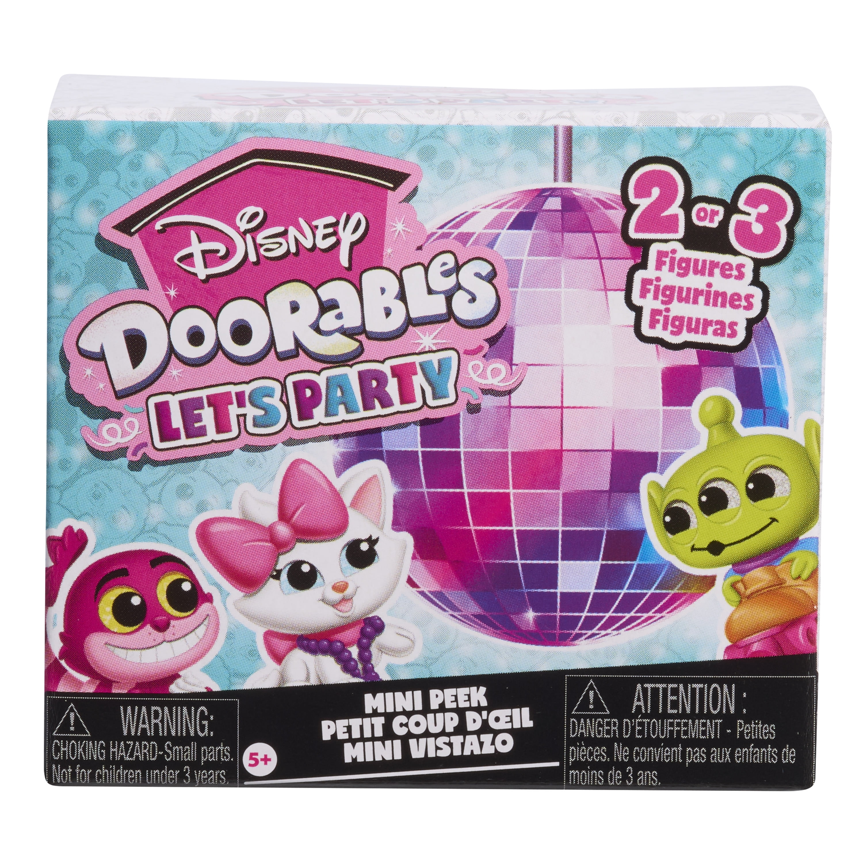 Disney Doorables Let’s Party Mini Peek S14, 1.5 Inch Collectible Toy ...