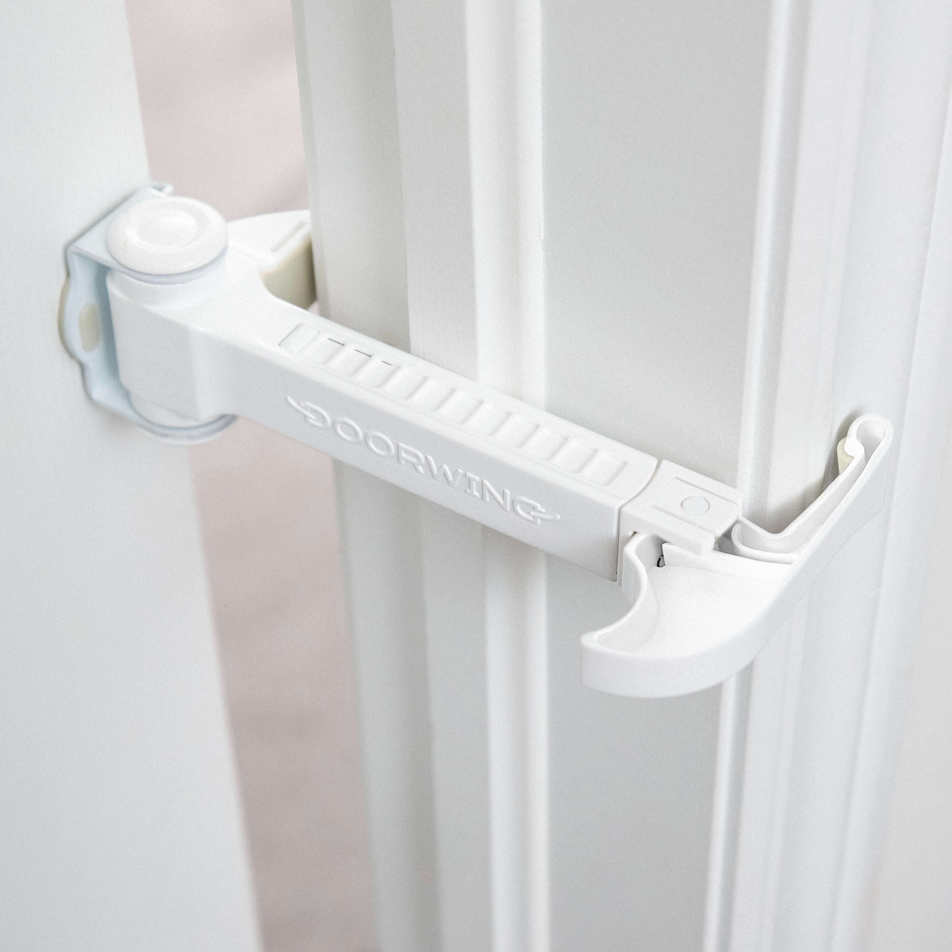 DOORWING Portable Door Lock & Finger Guard: Baby Proofing & Pet Gate ...
