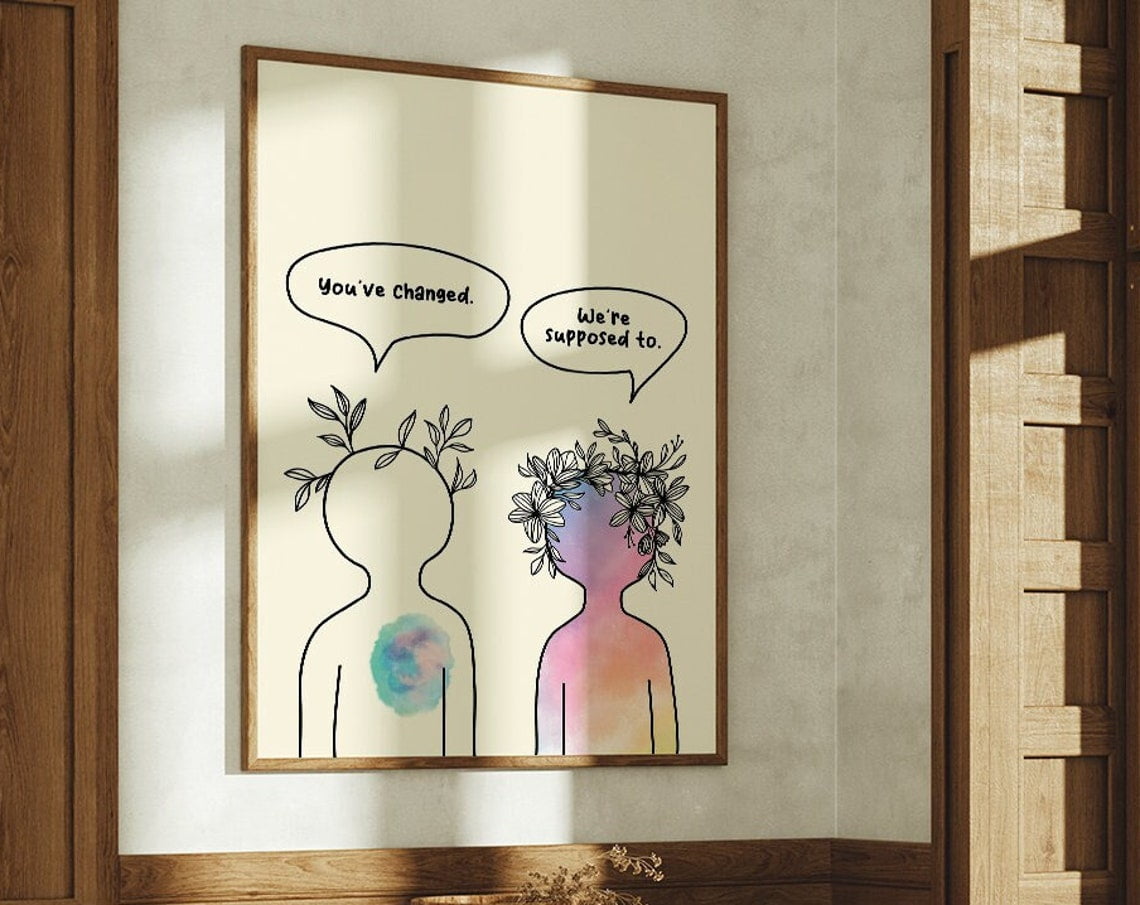 DOPA, You'Ve Changed Were Supposed Too, Boho Art, Minimalist Beach ...