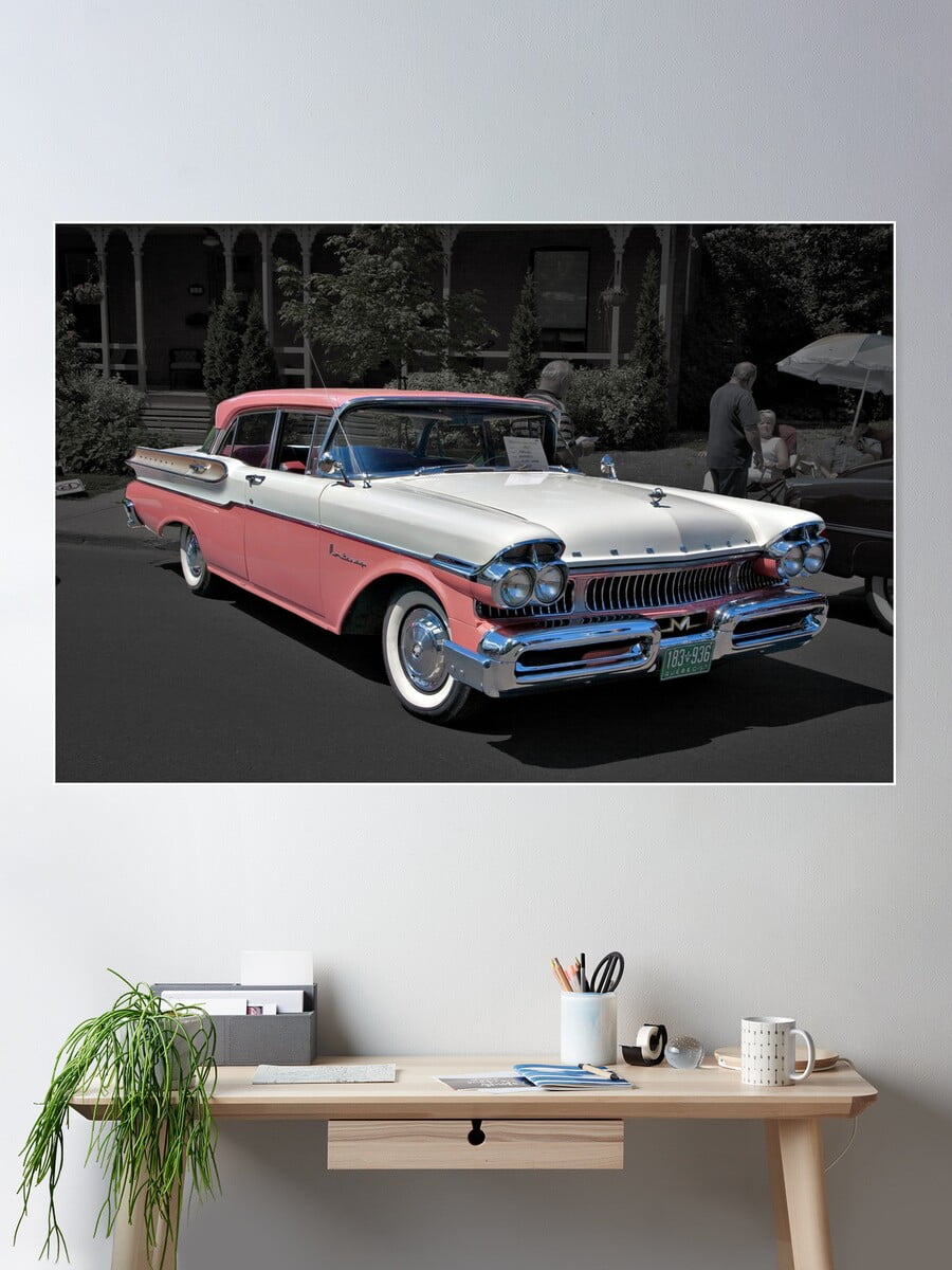 DOPAPRINT 1957 Mercury Monterey Poster Wall Art, Modern Wall Decor NO ...