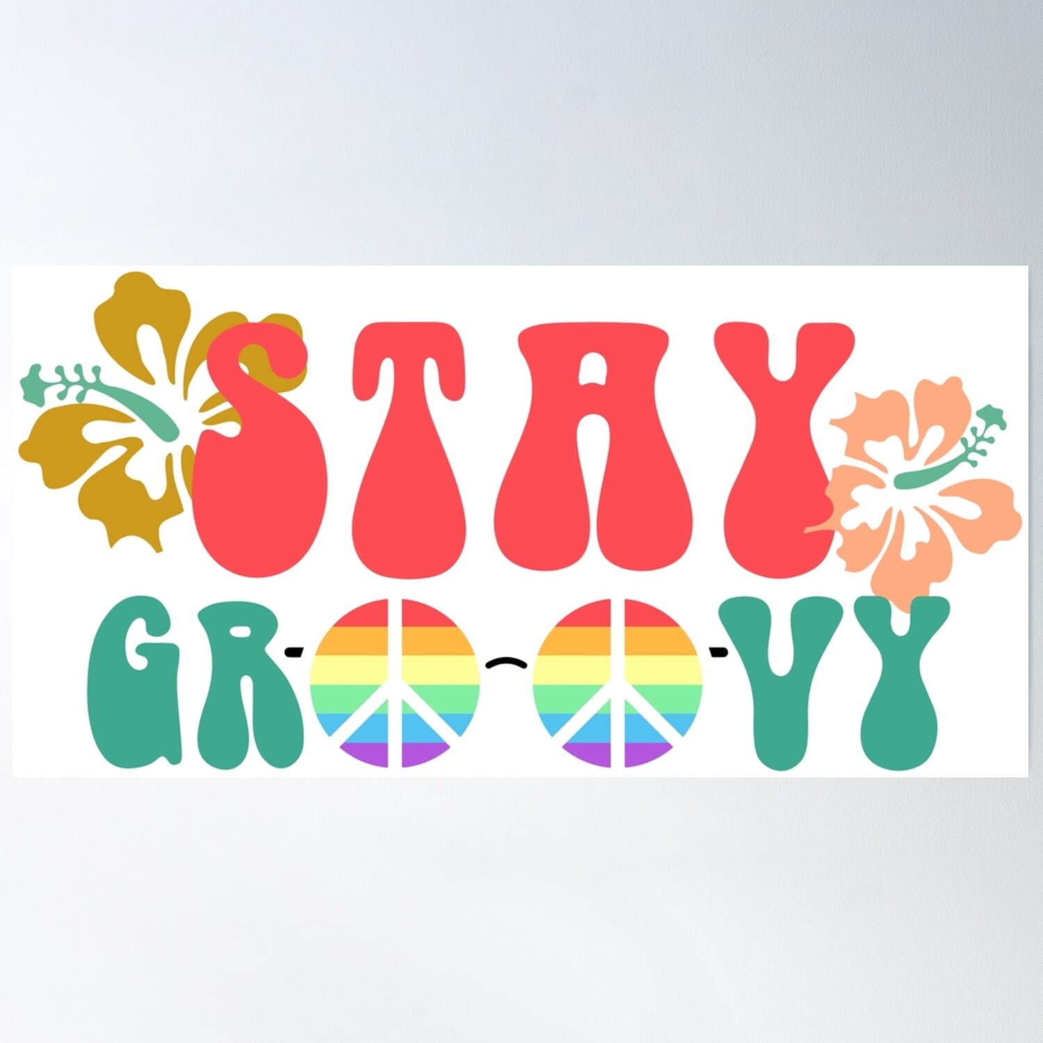 DOPAPRINT 66 Retro Stay Groovy Poster, Stay Groovy Sticker, Groovy ...