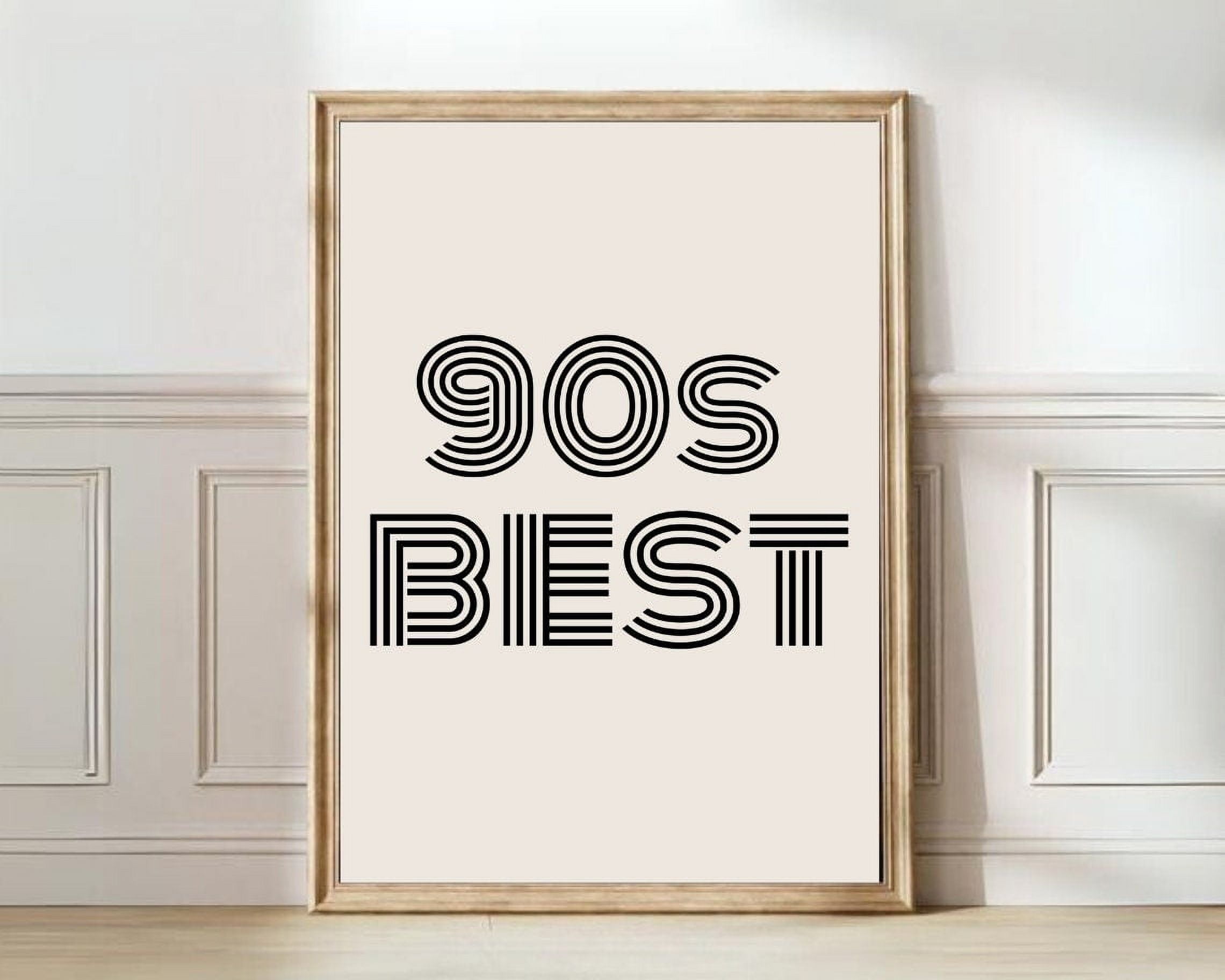 DOPAPRINT 90S Print Retro Poster 90S Wall Art Nostalgic Poster ...