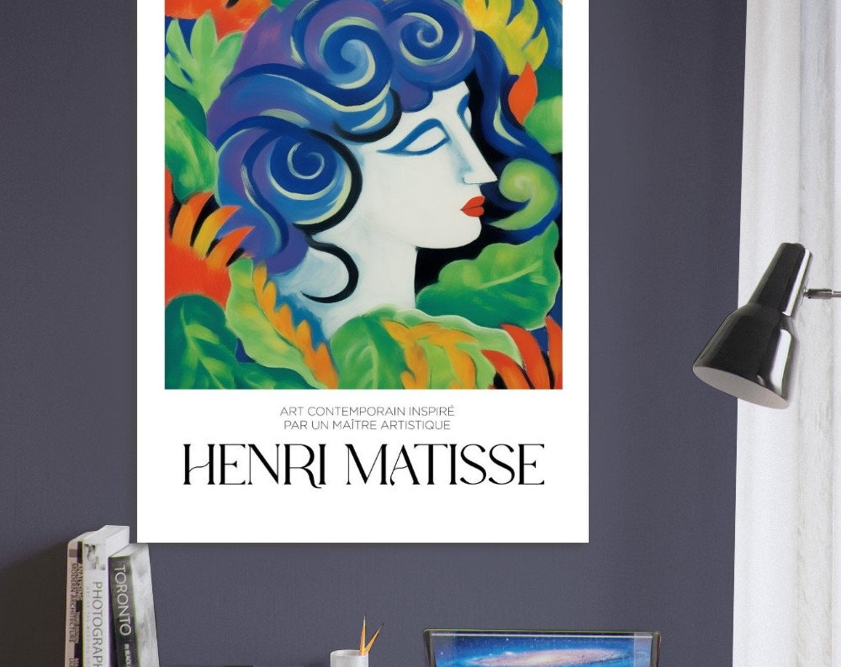 DOPAPRINT A Henri Matisse Portrait Poster Exhibition Gallery Fauvism ...