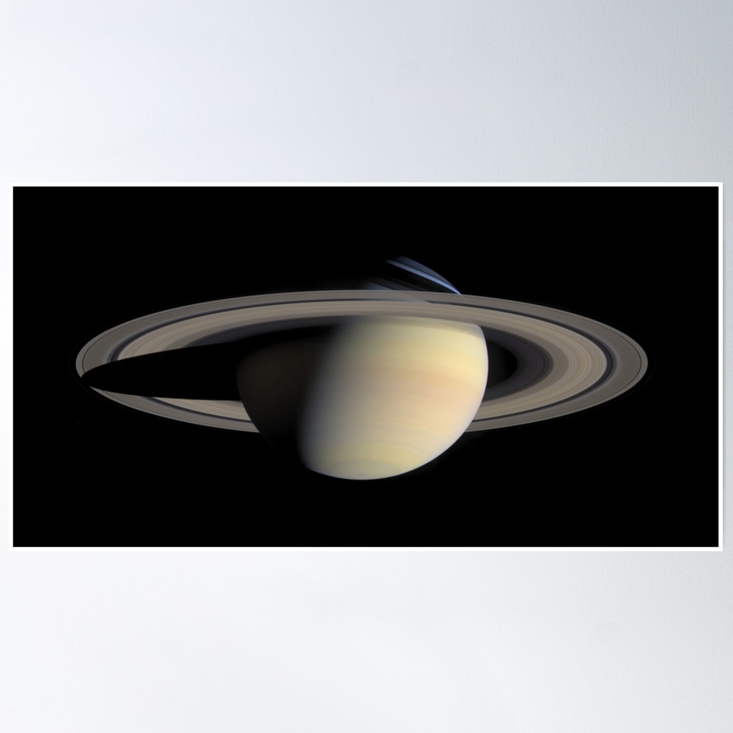 DOPAPRINT A Majestic View Of The Planet Saturn - Cassini Spacecraft ...