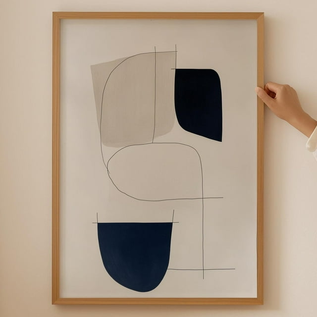 DOPAPRINT Abstract Japandi Poster- Trendy Wabi Sabi Print, Neutral ...