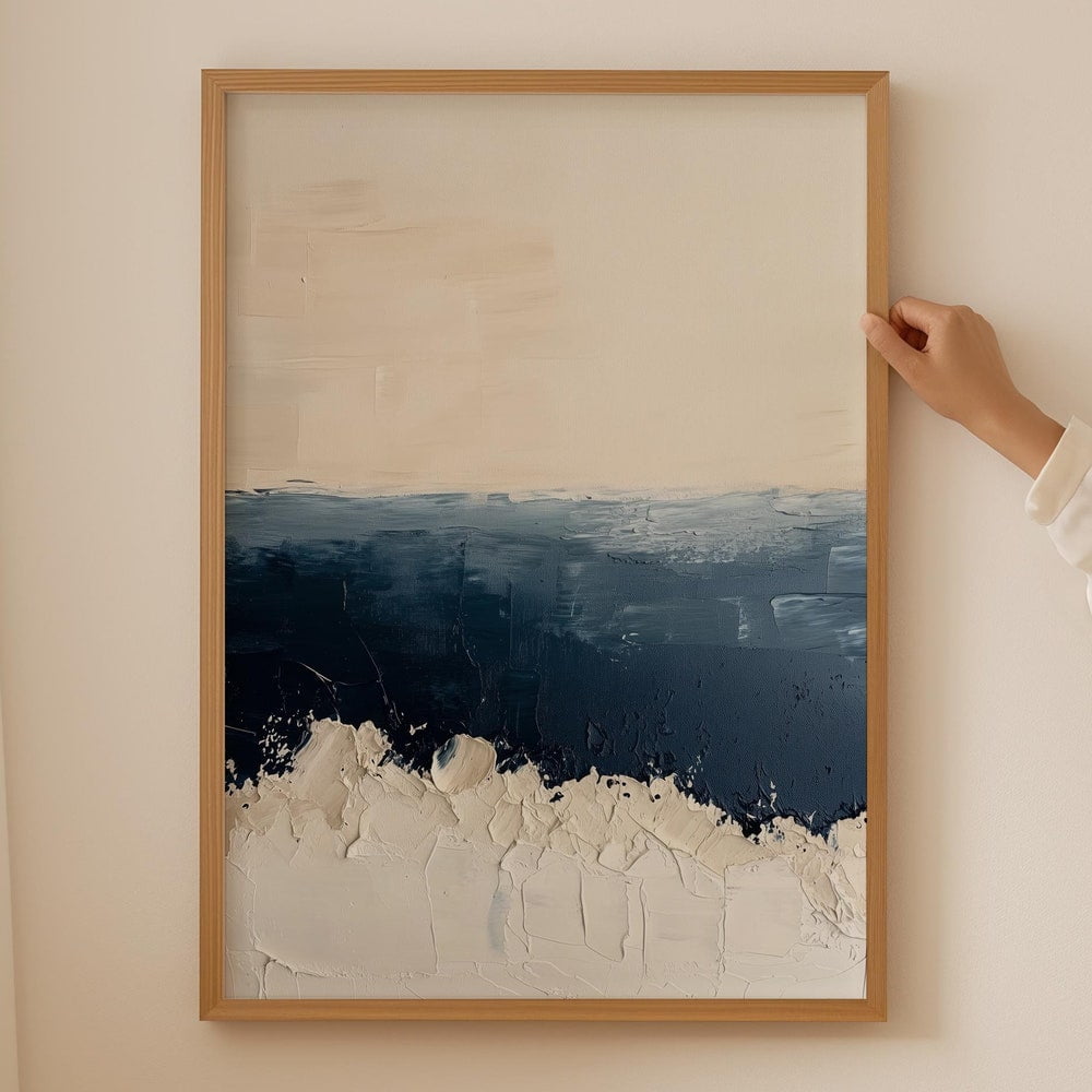 DOPAPRINT Abstract Ocean Japandi Art Print Trendy Japanese Wall Art, Wabi Sabi Poster perfect ...