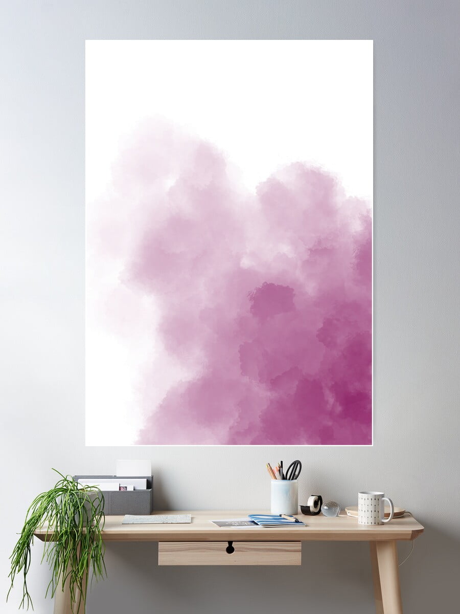 DOPAPRINT Abstract Pink Poster Wall Art, Modern Wall Decor NO FRAMED ...