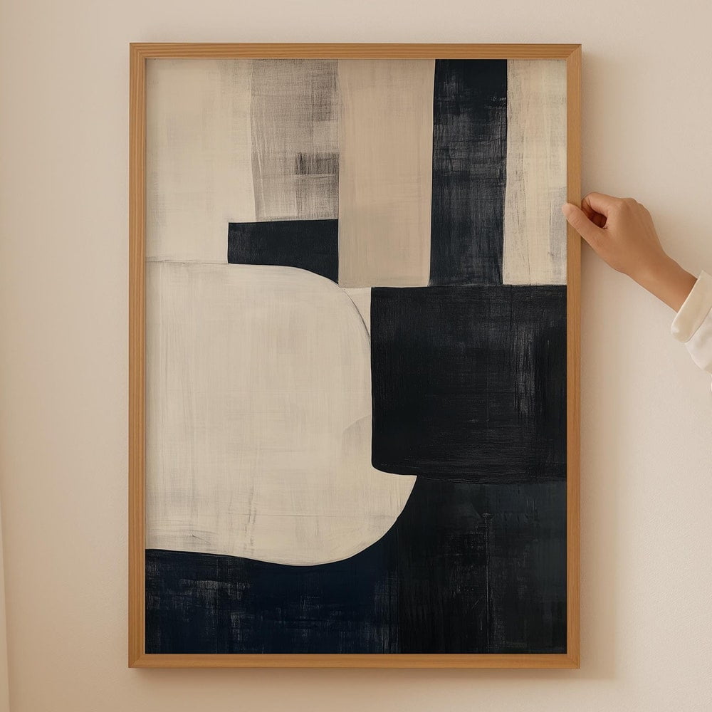 DOPAPRINT Abstract trendy Wabi Sabi Print, Neutral Beige Japandi Wall Art, Large Japanese Wall ...